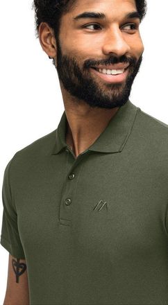 Maier Sports Poloshirt Ulrich Herren Polo kurzarm, leichtes Shirt, Funktionsshirt mit Kragen Reg Fit