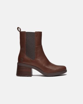 Timberland Bellevaux Chelsea Boot f&uuml;r Damen in Dunkelbraun, Damen, Braun, Gr&ouml;&szlig;e