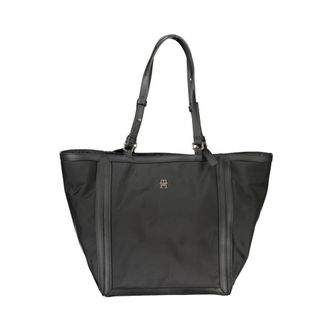Tommy Hilfiger Polyester Tote Bag - - Bags - Damen - Schwarzk - ONE SIZE