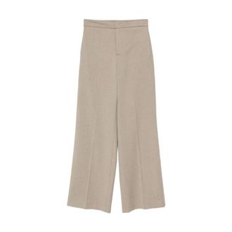 Twinset Wide-Leg-Hose - - Trousers - Damen - Beige - M