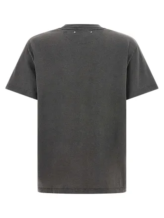Golden Goose Cabochon Crystal Crewneck T-shirt - Charcoal