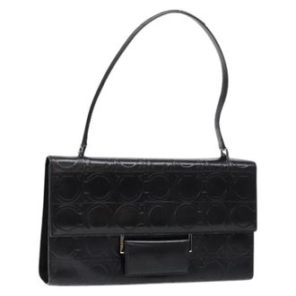 Ferragamo Pre-owned Cuir sacs-main - Femme - Pre-owned - Noir - Taille: ONE Size