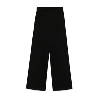 Semicouture Schwarze Straight Leg Hose - - Trousers - Damen - Schwarzk - XS