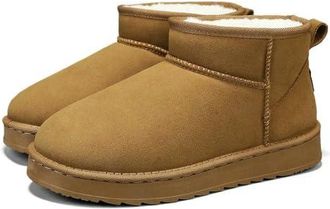 Generic NYSBH Paire de bottes de neige antid&eacute;rapantes et confortables en coton pour homme et femme, 8501 Marron clair, 42.5 EU
