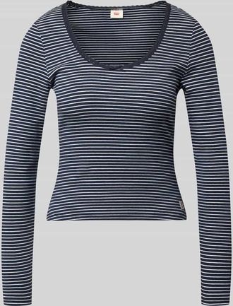 Levi's Slim Fit Langarmshirt aus Baumwoll-Mix