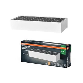 Osram Capteur ENDURA STYLE BRICKLUME, lampe solaire, 6W, 850lm, blanc, &eacute;clairage indirect, d&eacute;tecteur de mouvement, capteur de lumi&egrave;re du jour, IP65, temp&eacute;ra