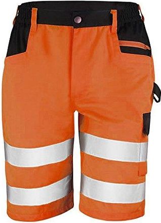Result Core - Short Cargo de sécurité réfléchissant - Homme (S) (Orange)