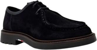 Tommy Hilfiger Homme, Chaussures, Bleu, Taille: 44 EU Lightweight Suede Moc Toe Chaussures