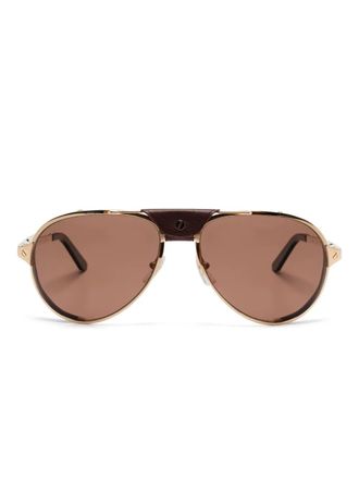 Cartier Getönte Pilotenbrille - Gold