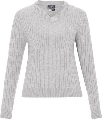 Dreimaster Dreimaster Pullover Frauen HellGrauMelange