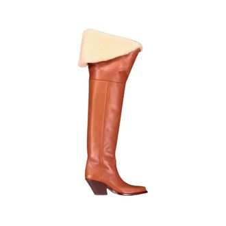 Chlo&eacute; Bottes hautes Azelan - Femme - Chaussures - Brun - Taille: 39 EU