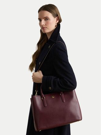 Lauren Ralph Lauren Handtasche 431876724029 Dunkelrot