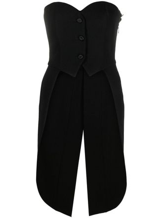 Moschino haut &agrave; design asym&eacute;trique - Noir