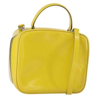 Gucci Sac &agrave; main Pre-owned en toile enduite - Femme - Pre-owned - Jaune - Taille: ONE Size