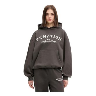 P.E Nation Dynamischer Hoodie - - Sweatshirts & Hoodies - Damen - Grau - S