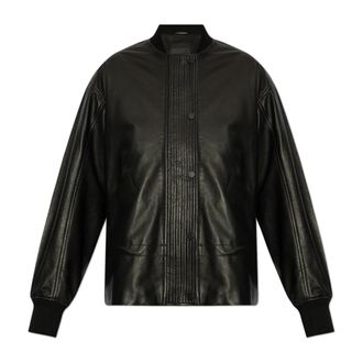 AllSaints Leder Sofi Bomberjacke - - Jackets - Damen - Schwarzk - XS