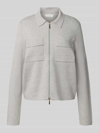 Christian Berg Strickjacke mit Umlegekragen