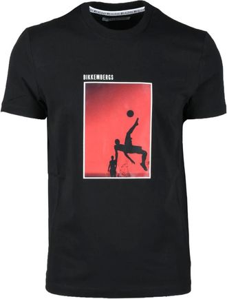 Dirk Bikkembergs Homme, Tops, Noir, Taille: S T-Shirt