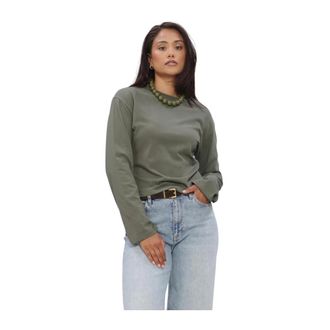 Modstr&ouml;m Long Sleeve Tops - - Tops - Damen - Gr&uuml;n - L