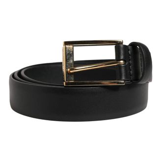 Dolce & Gabbana Homme, Accessoires, Noir, Taille: ONE Size Ceinture classique en cuir avec boucle en m&eacute;tal