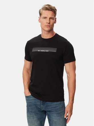 Karl Lagerfeld T-Shirt B3M17001 Schwarz Slim Fit