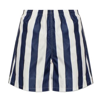 Ami Lange gestreifte Badeshorts - - Swimwear - Herren - Blau - S