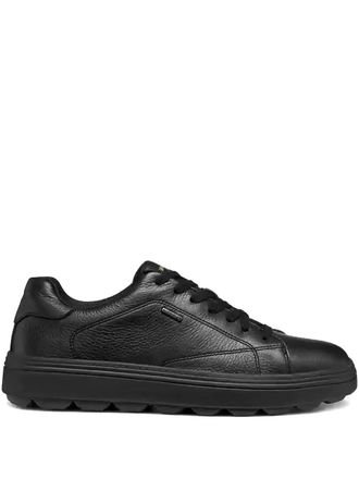Geox Sneakers mit Logo-Schild - Schwarz