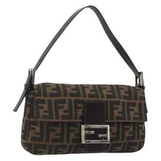 Fendi Pre-owned Sac bandouli&egrave;re vintage Zucca - Femme - Pre-owned - Brun - Taille: ONE Size