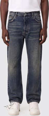 Off-white Straight-Jeans von mit mittlerer Leibh&ouml;he und Arrow-Logo