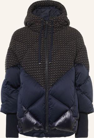 Bogner Daunenjacke Sheryl-d3 Im Materialmix Mit Glitzergarn blau