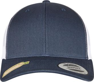 Flexfit YP Classics Recycled Retro Trucker Cap 2-Tone,Navy/White one Size