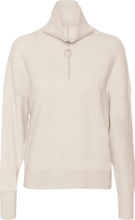 Vero Moda Damen Vmsaba Stripe High Neck Blouse Ga Noos Pullover, Birch 2, M EU