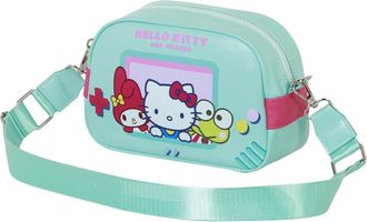 Hello Kitty Hello Kitty Videogame-Bowling Lite Umh&auml;ngetasche, T&uuml;rkis, 23 x 14 cm