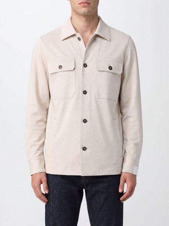 Eleventy Hemdjacke aus Wollmischung mit aufgesetzten Taschen