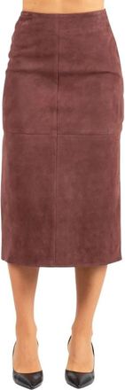 Max Mara Femme, Jupes, Rouge, Taille: 42 FR Pala Midi Skirt