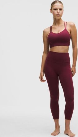 lululemon Pantacourt Align taille haute pour Femmes - 58 cm - Burgundy - Taille 16