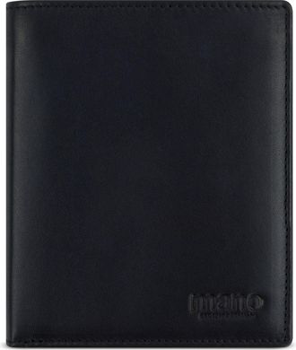 Mano Don Andrea RFID Coin Wallet with Flap Black