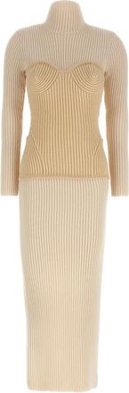Jean Paul Gaultier Femme, Robes, Beige, Taille: 36 FR Robes