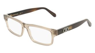 Ferragamo SF3061 278 Lunettes pour homme Transparent Sand 56/15/150