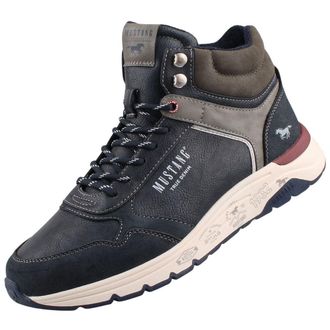 Mustang Jeans Herren High Top Sneaker Blau EU 43