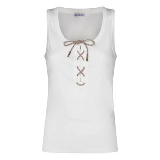 Burberry &Auml;rmellose Oberteile - - Tops - Damen - Wei&szlig; - S