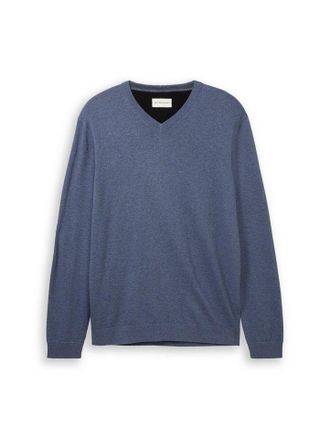 Tom Tailor Strickpullover Pullover & Strickjacken Strickpullover mit V-Ausschnitt