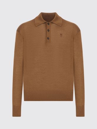 Ami Polo AMI PARIS Homme couleur Marron