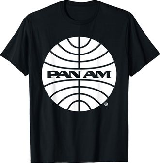 Pan Am Weißes Umrisslogo von Pan Am T-Shirt