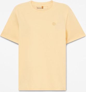 Timberland Dunstan Kurzarm-T-Shirt f&uuml;r Damen in Gelb, Damen, Gelb, Gr&ouml;&szlig;e