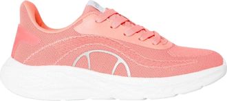Ellesse Como Logo Sneaker f&uuml;r Damen, Niedrig geschnitten (Lachs/Wei&szlig;)