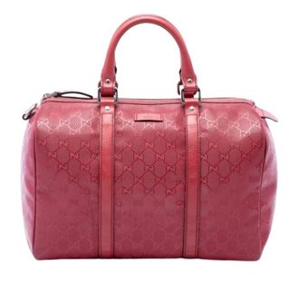 Gucci Sac Boston Pre-owned - Femme - Pre-owned - Rouge - Taille: ONE Size