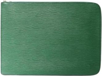 Louis Vuitton unisex, Pre-owned, Vert, Taille: ONE Size Pochette Vintage en Cuir Pre-owned