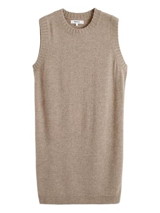 Chinti and Parker Ärmelloses Kleid mit Rundhalsausschnitt - Nude