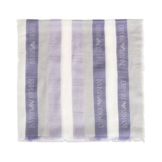 Emporio Armani Femme, Accessoires, Violet, Taille: ONE Size Carr&eacute; &agrave; rayures
